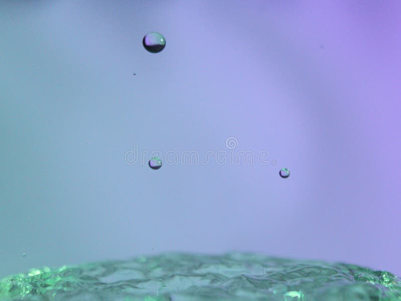 Abstract Colors Colliding Drops Different Fluids Funds Forms Stock ...