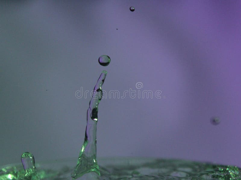 Abstract Colors Colliding Drops Different Fluids Funds Forms Stock ...