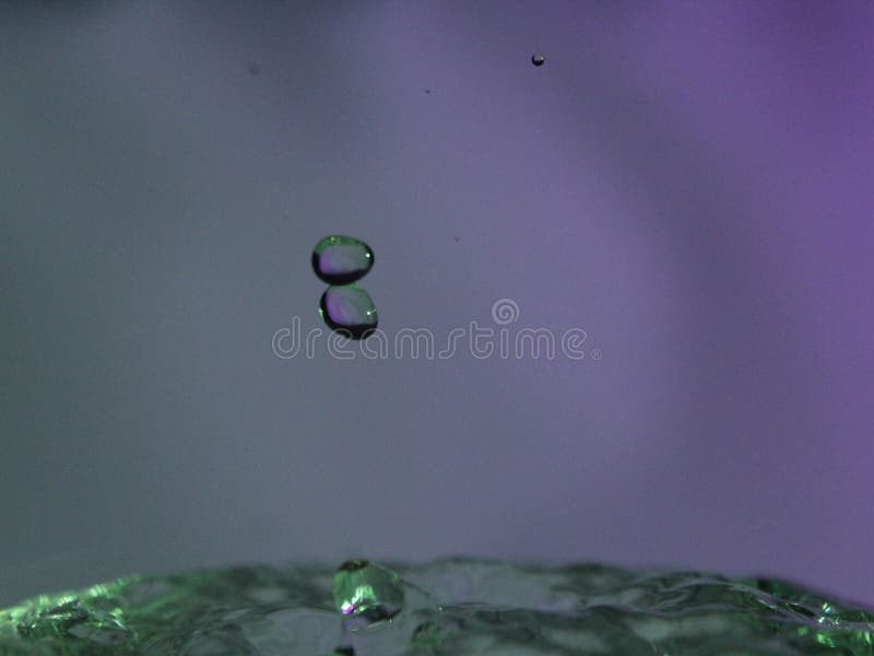 Abstract Colors Colliding Drops Different Fluids Funds Forms Stock ...
