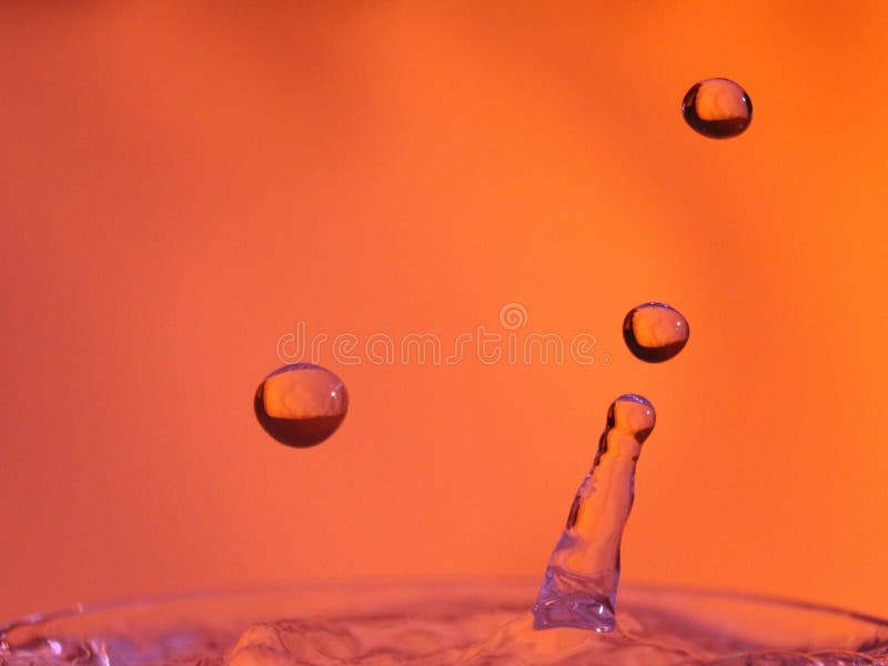 Abstract Colors Colliding Drops Different Fluids Funds Forms Stock ...