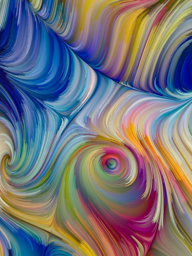 Abstract Colors stock illustration. Illustration of multicolored ...