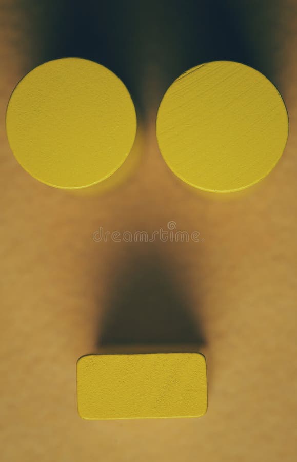 Abstract Colors. Yellow Colored Shapes on Yellow Background Stock Image ...