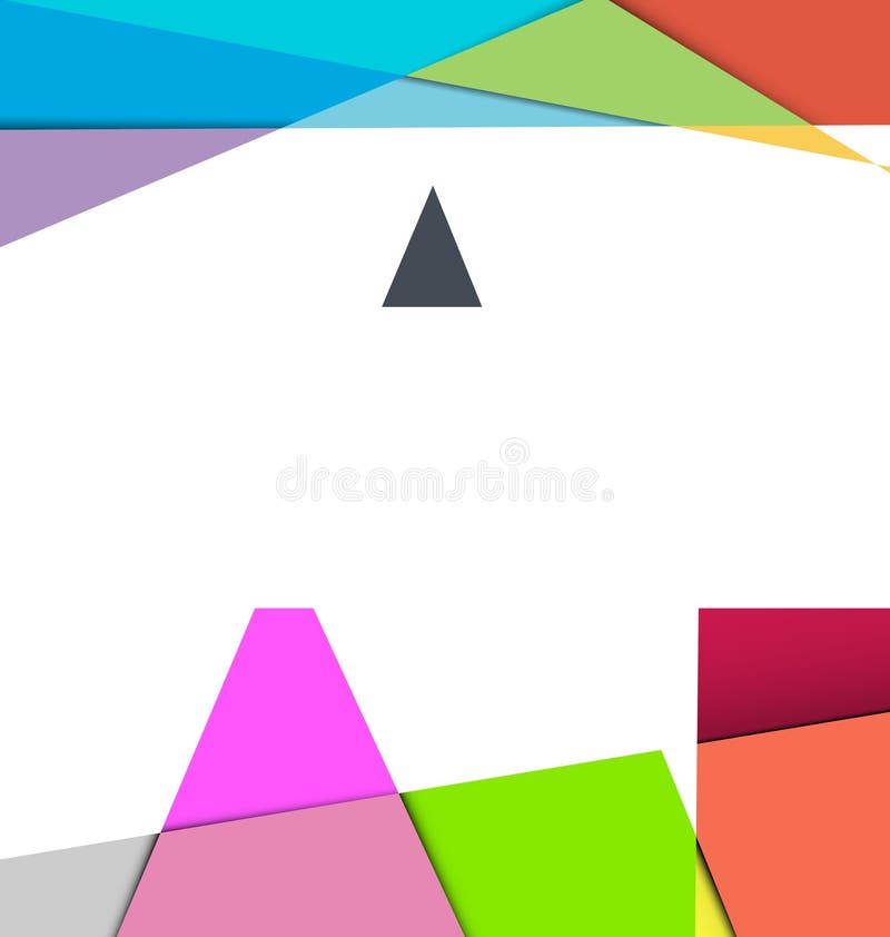 Abstract Colour Full Inner Shadow Polygon Shape Stock Vector ...