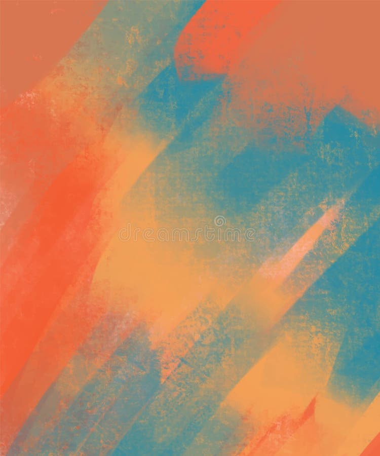 Abstract Colour Paint Background. Vector Color Art Stock Vector ...