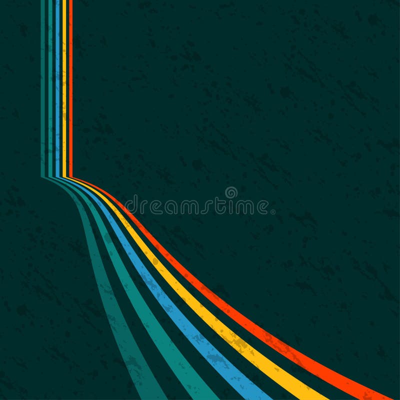 Abstract Colour Perspective Lines Background Stock Vector ...