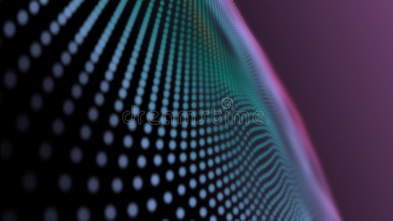 Abstract colour wave dots stock photo. Image of halftone - 191407794