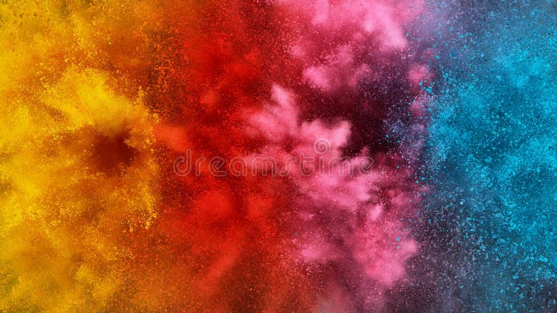 Abstract Coloured Powder Explosion Background Stock Photo - Image of ...