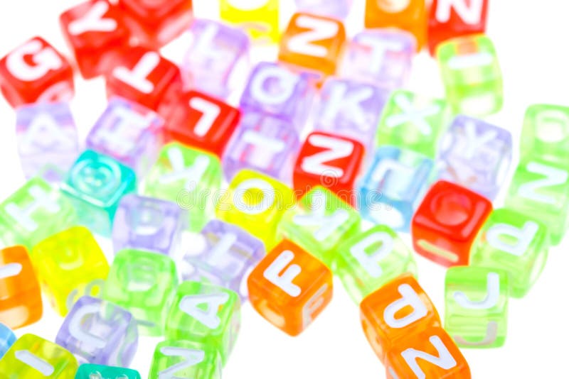 Abstract Colourful Alphabet Blocks Background Stock Photo - Image of ...