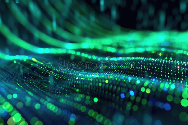 Abstract Colourful Background, Data Transfer on Cloud Internet Concept ...