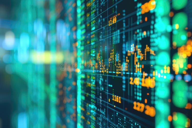 Abstract Colourful Background, Data Transfer on Cloud Internet Concept ...