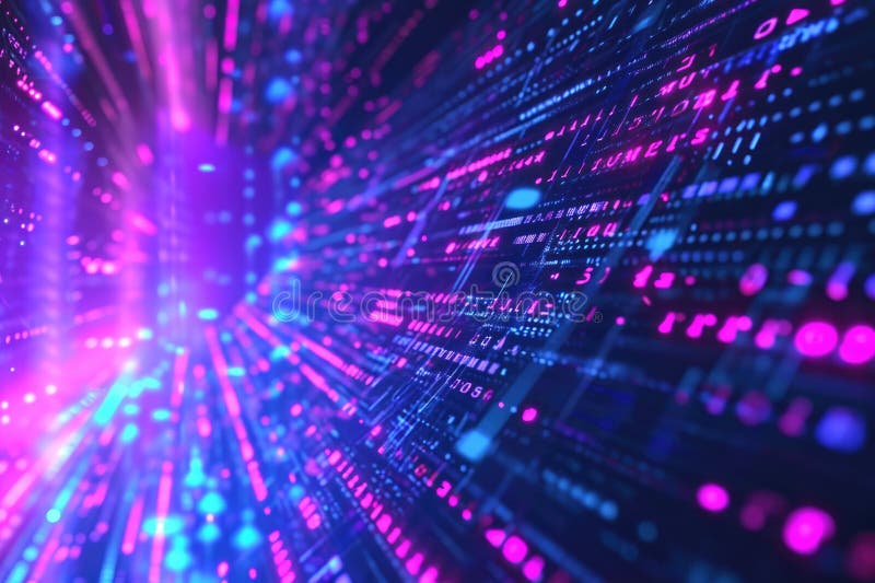 Abstract Colourful Background, Data Transfer on Cloud Internet Concept ...