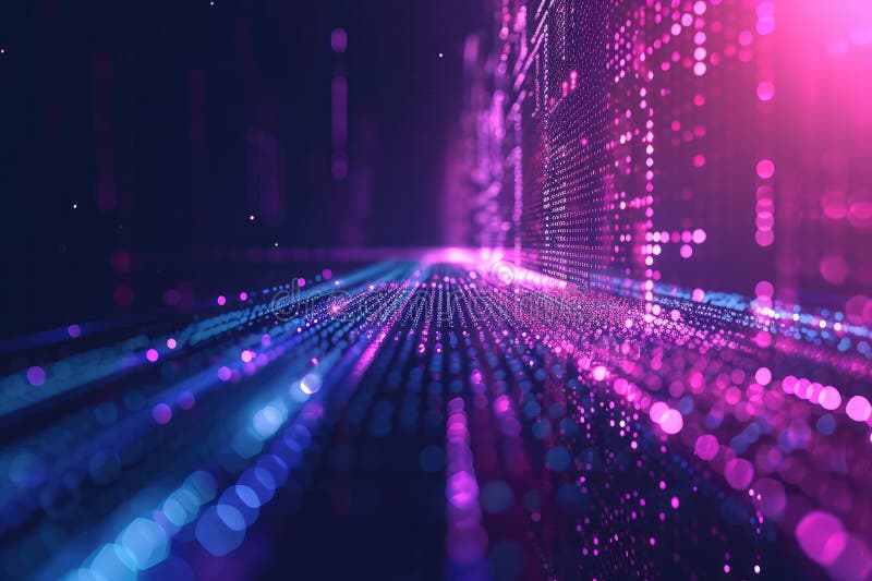 Abstract Colourful Background, Data Transfer on Cloud Internet Concept ...