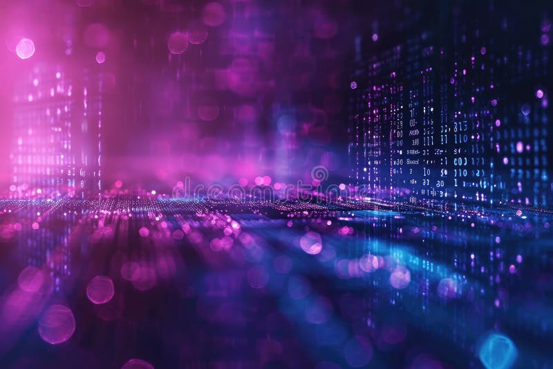 Abstract Colourful Background, Data Transfer on Cloud Internet Concept ...