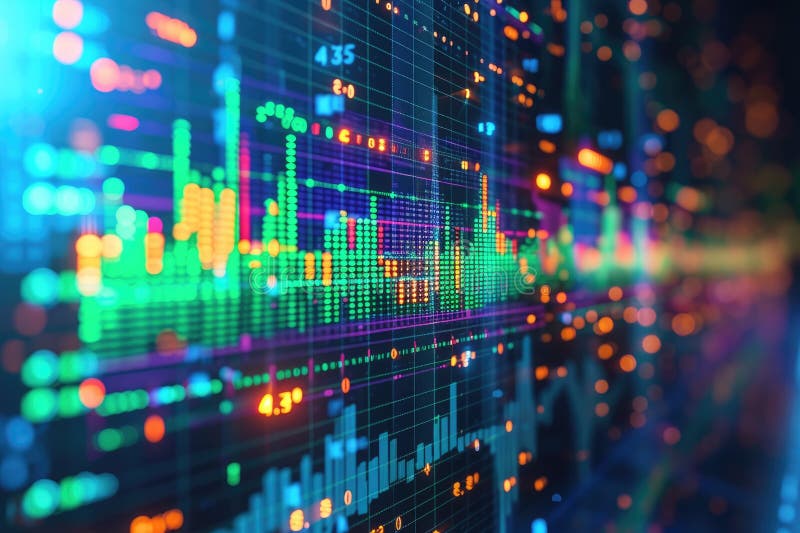 Abstract Colourful Background, Data Transfer on Cloud Internet Concept ...