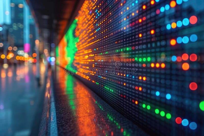 Abstract Colourful Background, Data Transfer on Cloud Internet Concept ...