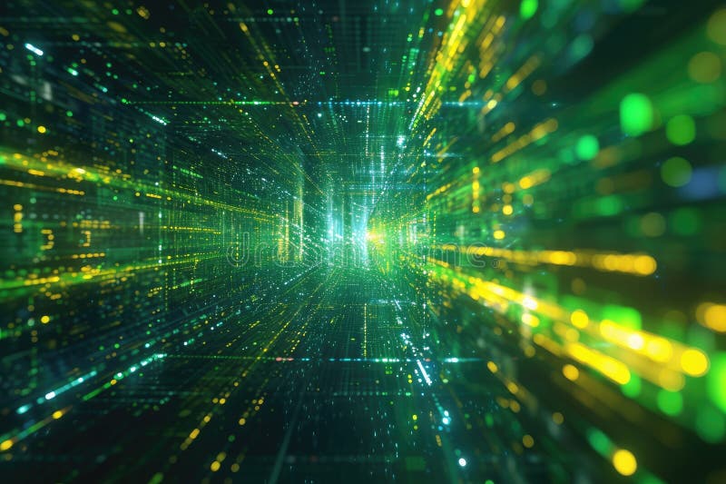 Abstract Colourful Background, Data Transfer on Cloud Internet Concept ...