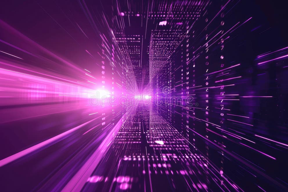 Abstract Colourful Background, Data Transfer on Cloud Internet Concept ...