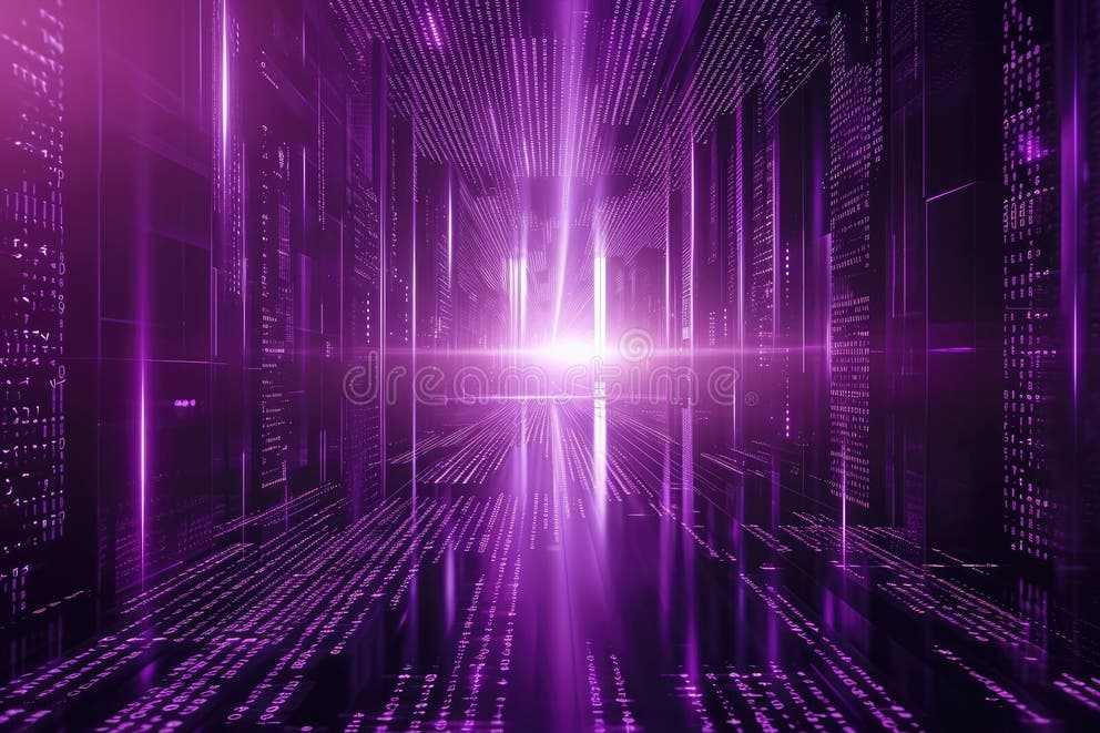 Abstract Colourful Background, Data Transfer on Cloud Internet Concept ...