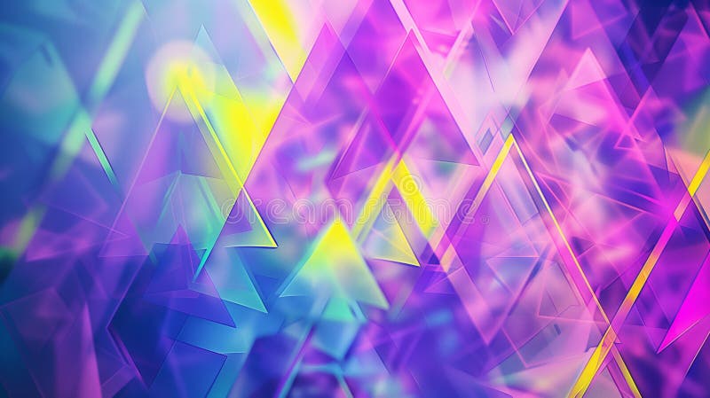Abstract Colourful Background with Lines and Triangles, Geometry ...