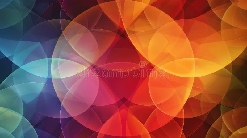 The Abstract Colourful Geometry Polygon Circle Shape in the Background ...
