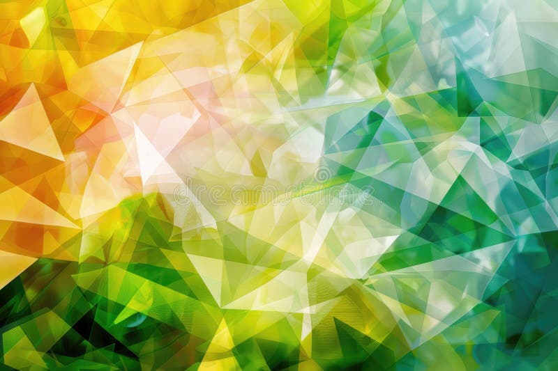 Abstract Colourful Geometry Polygon with Multiple Shade, Hue, and ...