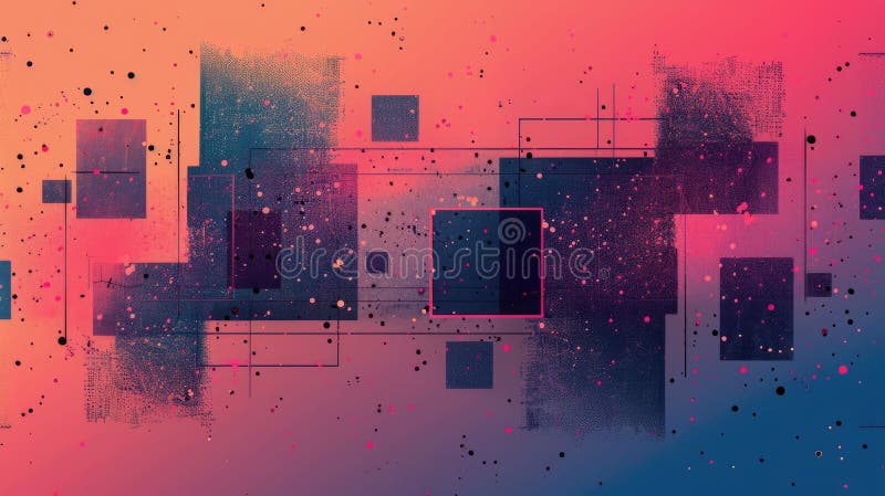 The Abstract Colourful Geometry Polygon Square Shape Colored Background ...