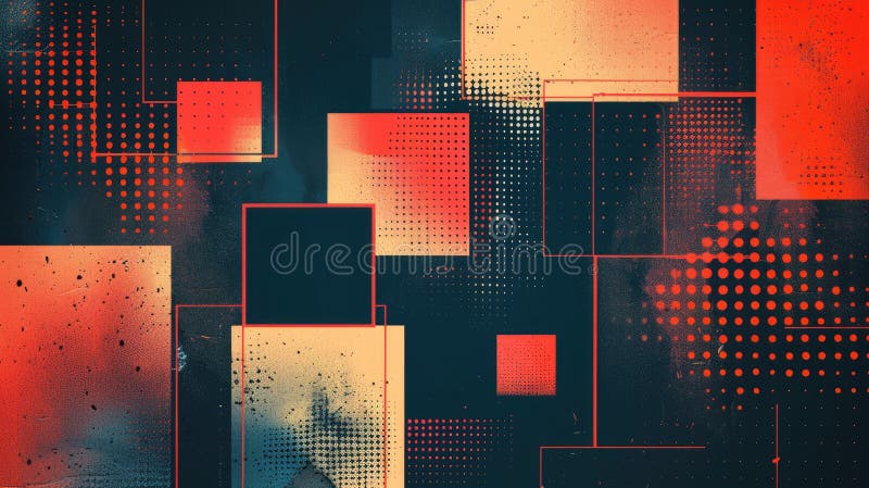 The Abstract Colourful Geometry Polygon Square Shape Colored Background ...
