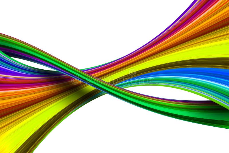 Abstract Colourful Iridescent Figures Stock Illustration - Illustration ...