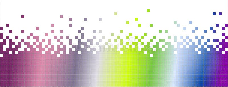 Abstract Colourful Mosaic Background-pixelated Stock Illustration ...