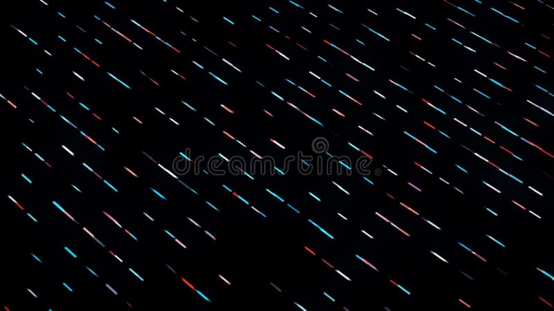 Abstract Colourful Short Lines Moving Along Diagonal Trajectory on ...