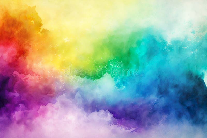 Abstract Colourful Watercolor Background. Created with Generative AI ...