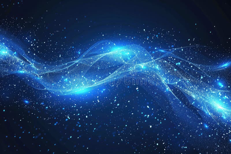 Abstract Colourful Wave Background, Data Transfer Concept. Generative ...