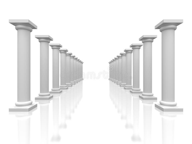 White Column Background. Abstract Architecture Wallpaper Stock ...