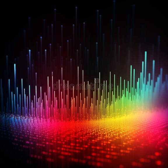 Abstract Columnar Information Table Background Stock Illustration ...