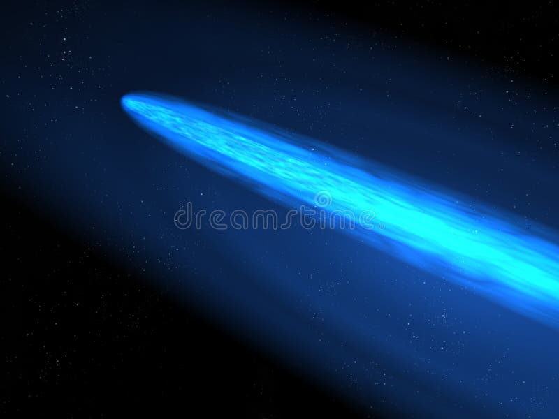 Abstract comet background stock illustration. Illustration of flare ...