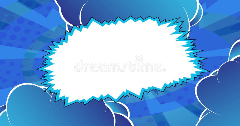 Abstract Comic Book Background Cartoon. Retro Pop Art Style Backdrop ...