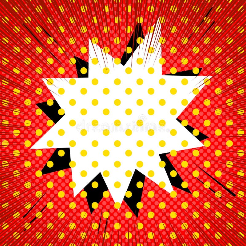 Abstract Comic Bright Explosive Concept Stock Vector - Illustration of ...