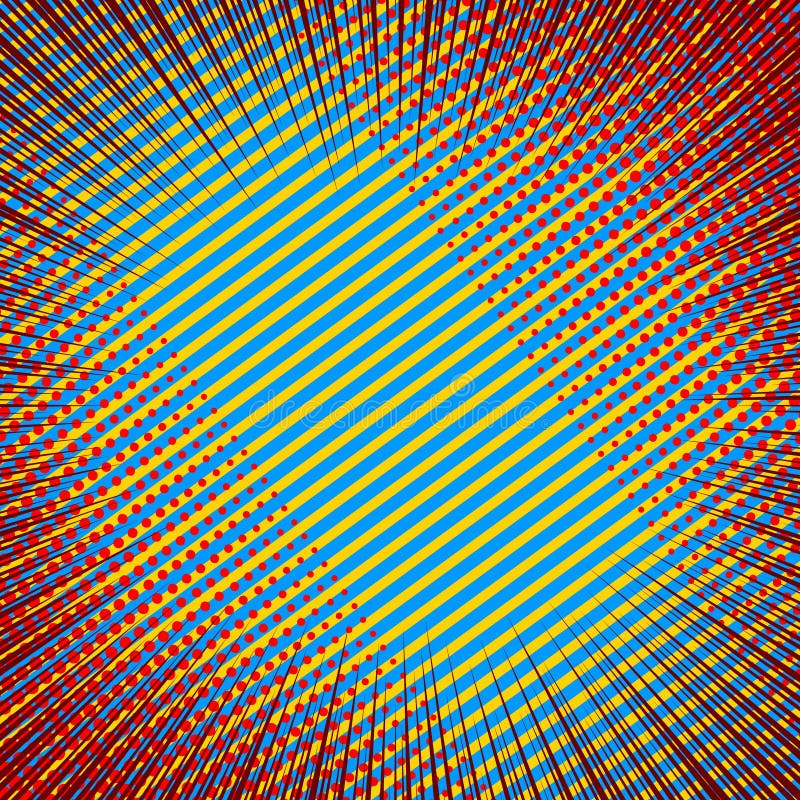 Abstract Comic Explosive Background Stock Vector - Illustration of ...