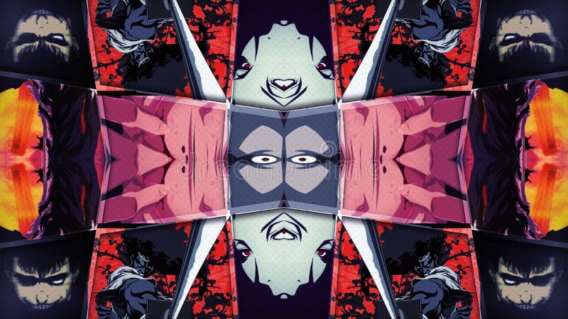 An Abstract Comic Strip Wallpaper Stock Illustration - Illustration of ...