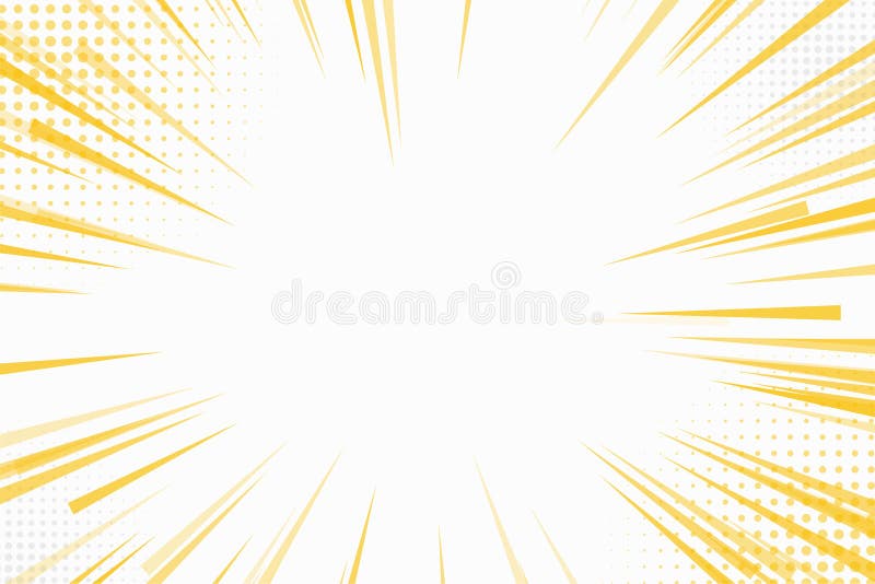 Abstract Comic Zoom Line Background with Halftone Effect Stock Vector ...