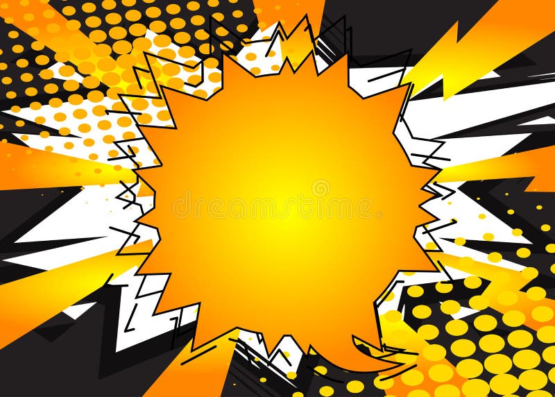 Abstract Comics Background. Poster, Banner, Flyer, Cover. Comic Book ...