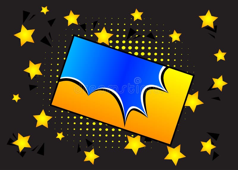 Abstract Comics Background. Poster, Banner, Flyer, Cover. Comic Book ...