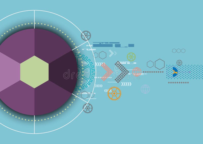 Abstract Network Concept Design Stock Vector - Illustration of network ...