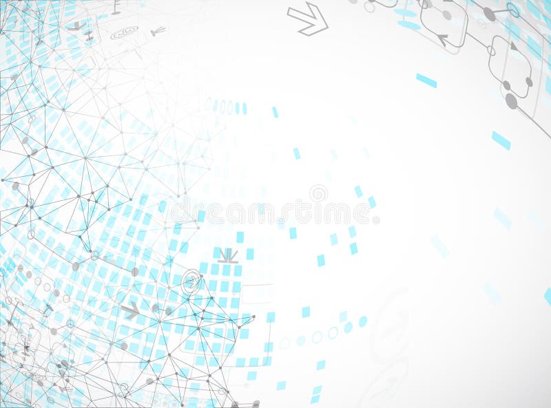 Abstract Communication Technology Light Design Background. Stock Vector ...