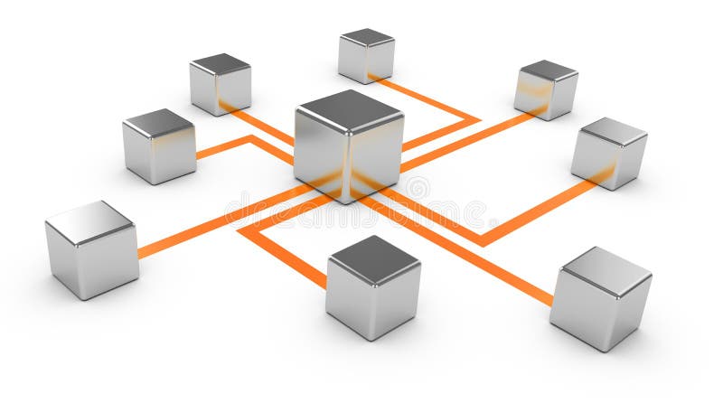 Abstract Communications, Database Concept Stock Illustration ...