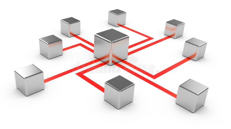 Abstract Communications, Database Concept Stock Illustration ...