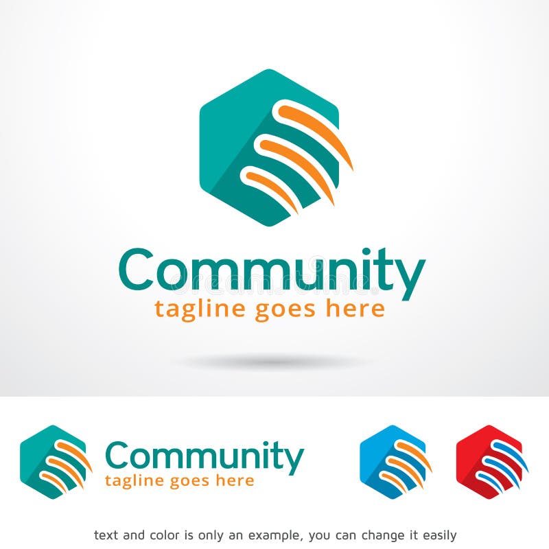 Abstract Community Logo Template Design Vector, Emblem, Design Concept ...