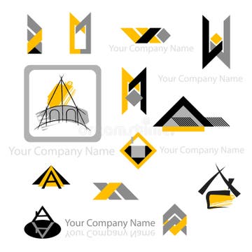 Abstract company design stock vector. Illustration of identity - 8201839