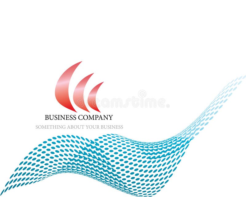 Abstract company page. stock vector. Illustration of design - 5353729