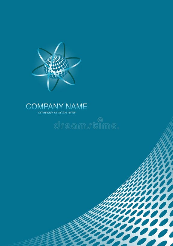 Abstract company page. stock vector. Illustration of design - 5353729